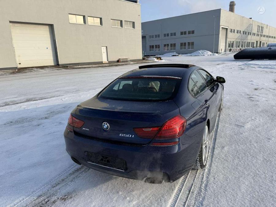 Blue BMW 650 2016 in Marijampole, with an engine capacity of 4.40 L and mileage of 116 thousand km for 22000 €, photo 3 on AUTOMOTO.COM.LV