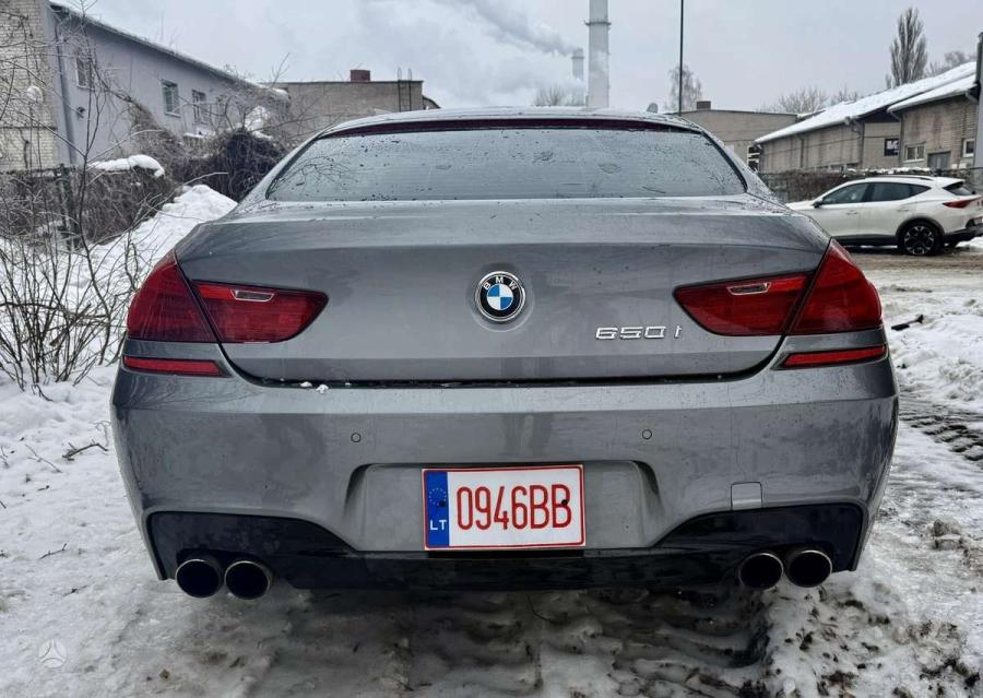 Pelēks BMW 650 2014 Viļņa, ar dzinēja tilpumu 4.40 L un nobraukumu 160 tūkst. km par 12750 €, foto 5 vietnē AUTOMOTO.COM.LV