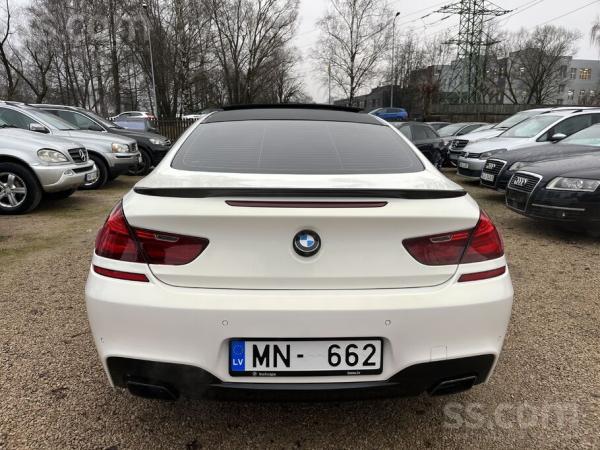 White BMW 650 2013 in Riga, with an engine capacity of 4.40 L and mileage of 0 thousand km for 15990 €, photo 6 on AUTOMOTO.COM.LV