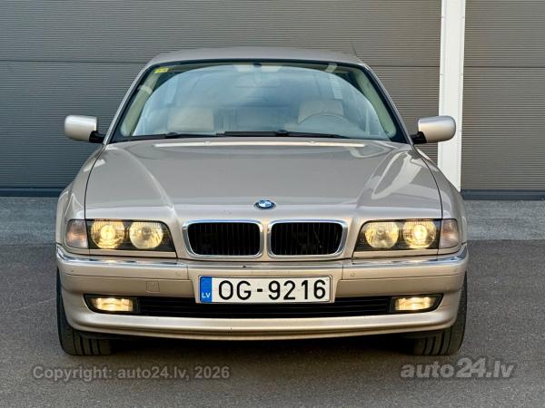Beige BMW 7 Series 1998 in Tallinn, with an engine capacity of 3.50 L and mileage of 195 thousand km for 9900 €, photo 3 on AUTOMOTO.COM.LV