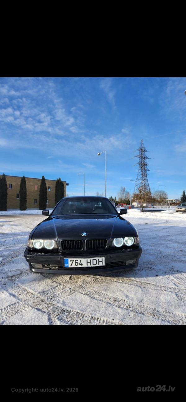 Black BMW 7 Series 2000 in Tallinn, with an engine capacity of 2.90 L and mileage of 383 thousand km for 6500 €, photo 2 on AUTOMOTO.COM.LV