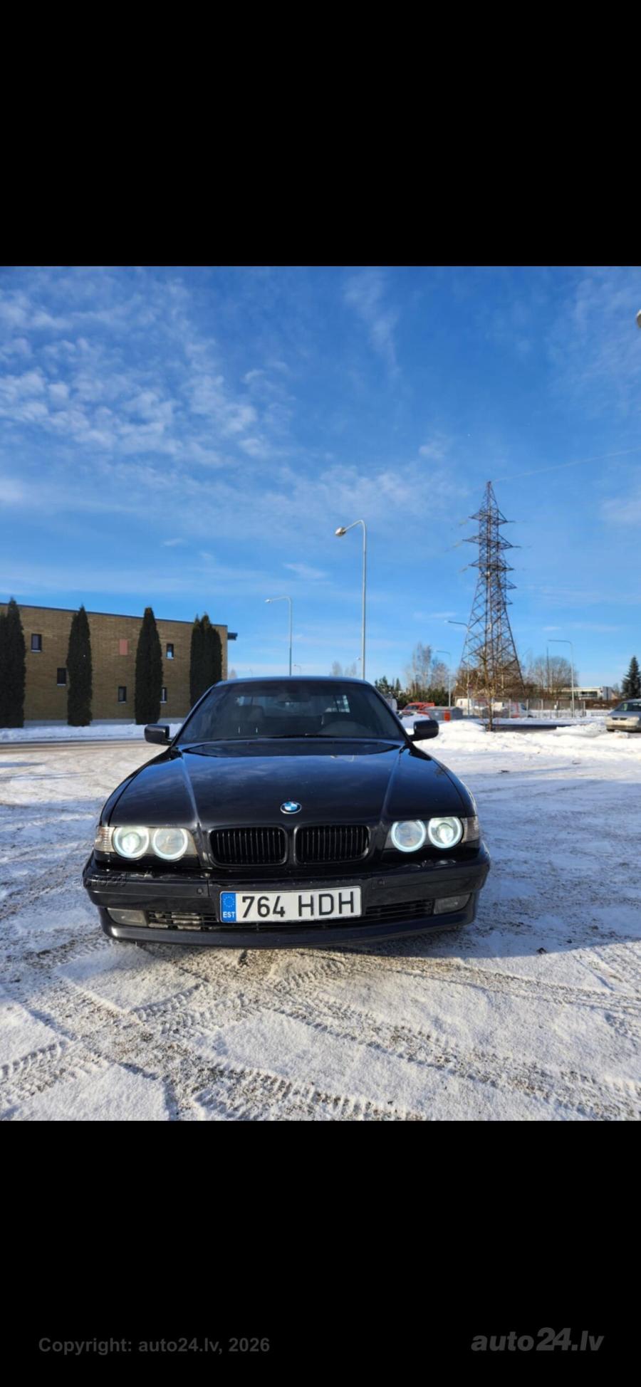 Black BMW 7 Series 2000 in Tallinn, with an engine capacity of 2.90 L and mileage of 383 thousand km for 6500 €, photo 2 on AUTOMOTO.COM.LV