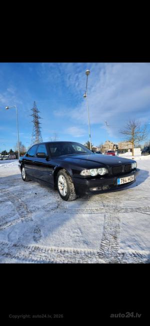 Black BMW 7 Series 2000 in Tallinn, with an engine capacity of 2.90 L and mileage of 383 thousand km for 6500 €, photo 3 on AUTOMOTO.COM.LV