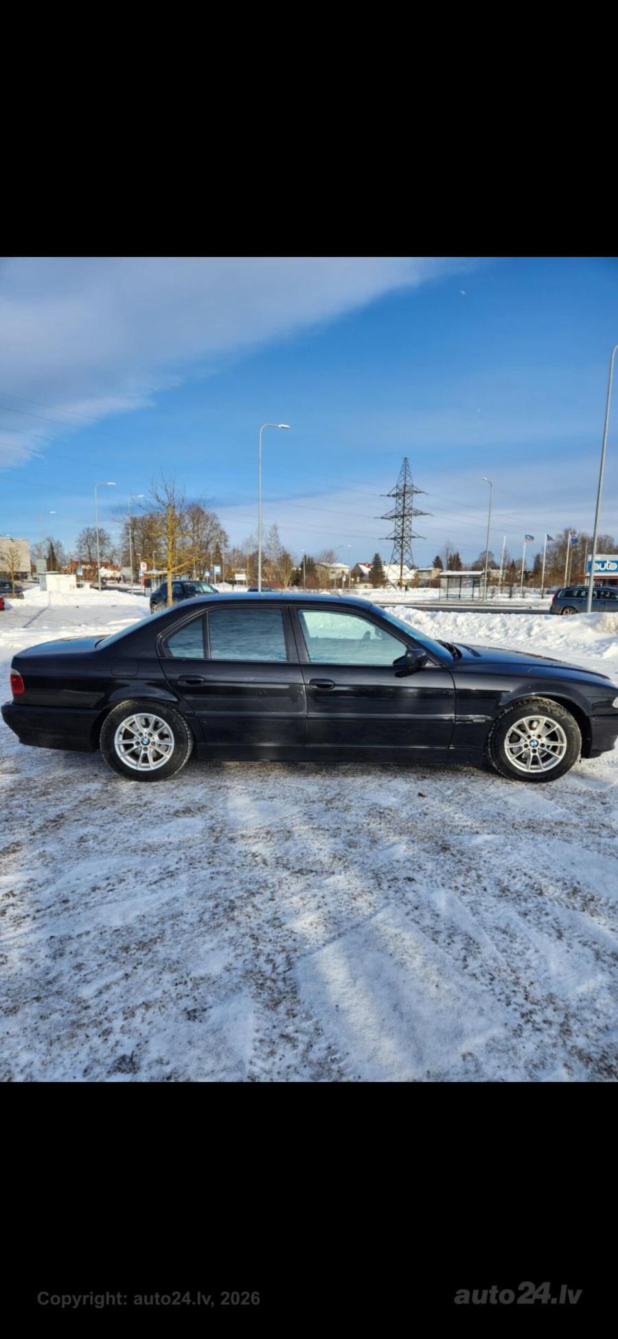 Black BMW 7 Series 2000 in Tallinn, with an engine capacity of 2.90 L and mileage of 383 thousand km for 6500 €, photo 4 on AUTOMOTO.COM.LV
