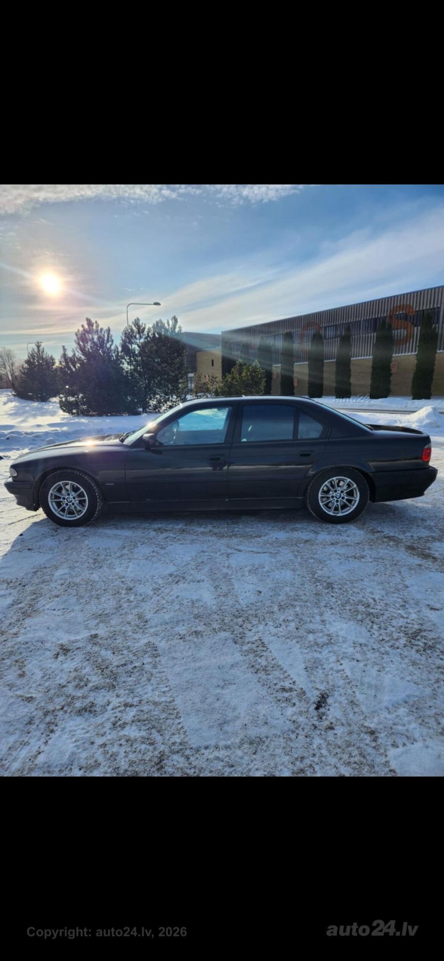 Black BMW 7 Series 2000 in Tallinn, with an engine capacity of 2.90 L and mileage of 383 thousand km for 6500 €, photo 8 on AUTOMOTO.COM.LV