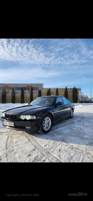 Black BMW 7 Series 2000 in Tallinn, with an engine capacity of 2.90 L and mileage of 383 thousand km for 6500 €, photo 9 on AUTOMOTO.COM.LV