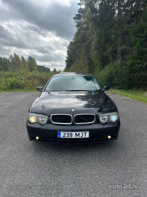 Black BMW 7 Series 2002 in Tallinn, with an engine capacity of 4.40 L and mileage of 395 thousand km for 2300 €, photo 3 on AUTOMOTO.COM.LV