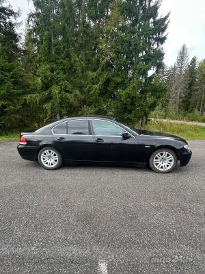 Black BMW 7 Series 2002 in Tallinn, with an engine capacity of 4.40 L and mileage of 395 thousand km for 2300 €, photo 4 on AUTOMOTO.COM.LV