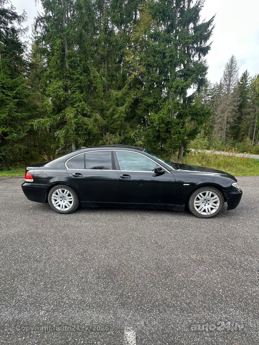 Black BMW 7 Series 2002 in Tallinn, with an engine capacity of 4.40 L and mileage of 395 thousand km for 2300 €, photo 4 on AUTOMOTO.COM.LV
