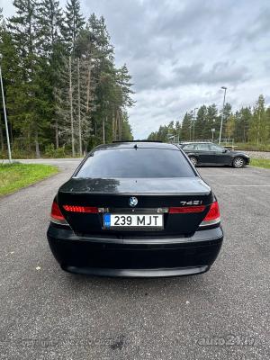 Black BMW 7 Series 2002 in Tallinn, with an engine capacity of 4.40 L and mileage of 395 thousand km for 2300 €, photo 5 on AUTOMOTO.COM.LV