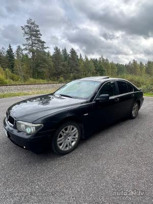 Black BMW 7 Series 2002 in Tallinn, with an engine capacity of 4.40 L and mileage of 395 thousand km for 2300 €, photo 7 on AUTOMOTO.COM.LV