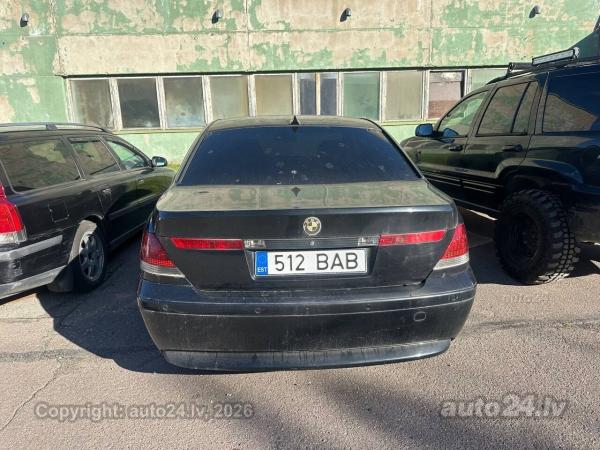 Melns BMW 7 Series 2003 Tallina, ar dzinēja tilpumu 3.00 L un nobraukumu 400 tūkst. km par 1299 €, foto 3 vietnē AUTOMOTO.COM.LV