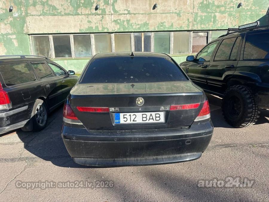 Melns BMW 7 Series 2003 Tallina, ar dzinēja tilpumu 3.00 L un nobraukumu 400 tūkst. km par 1299 €, foto 3 vietnē AUTOMOTO.COM.LV