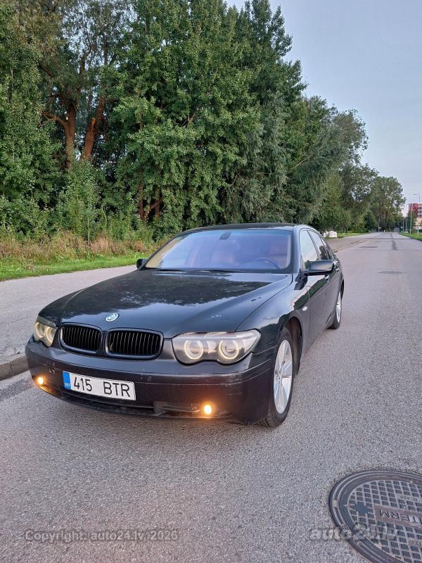 Melns BMW 7 Series 2004 Tallina, ar dzinēja tilpumu 3.00 L un nobraukumu 400 tūkst. km par 1999 €, foto 3 vietnē AUTOMOTO.COM.LV