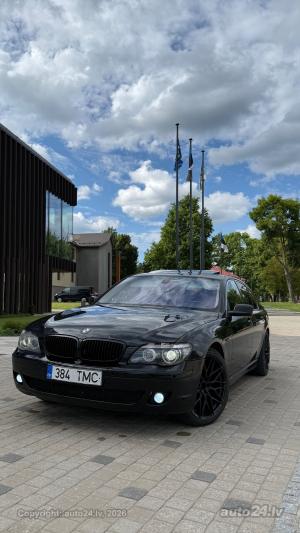 Melns BMW 7 Series 2005 Tallina, ar dzinēja tilpumu 3.00 L un nobraukumu 443 tūkst. km par 4500 €, foto  vietnē AUTOMOTO.COM.LV