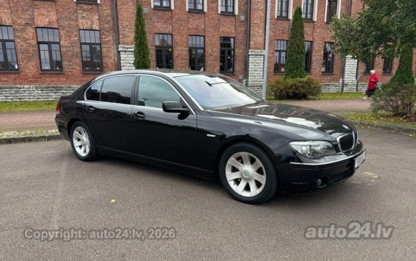 Black BMW 7 Series 2006 in Tallinn, with an engine capacity of 4.00 L and mileage of 202 thousand km for 7400 €, photo 1 on AUTOMOTO.COM.LV