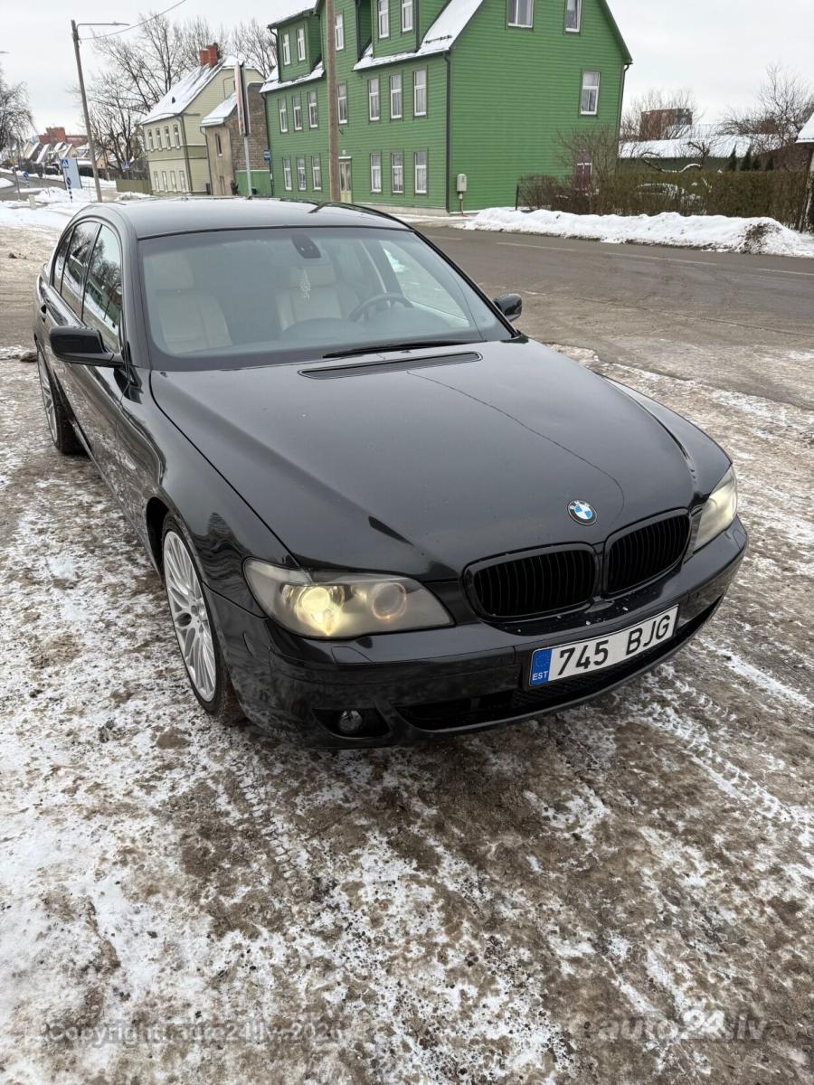 Black BMW 7 Series 2006 in Tallinn, with an engine capacity of 4.40 L and mileage of 0 thousand km for 3500 €, photo 1 on AUTOMOTO.COM.LV
