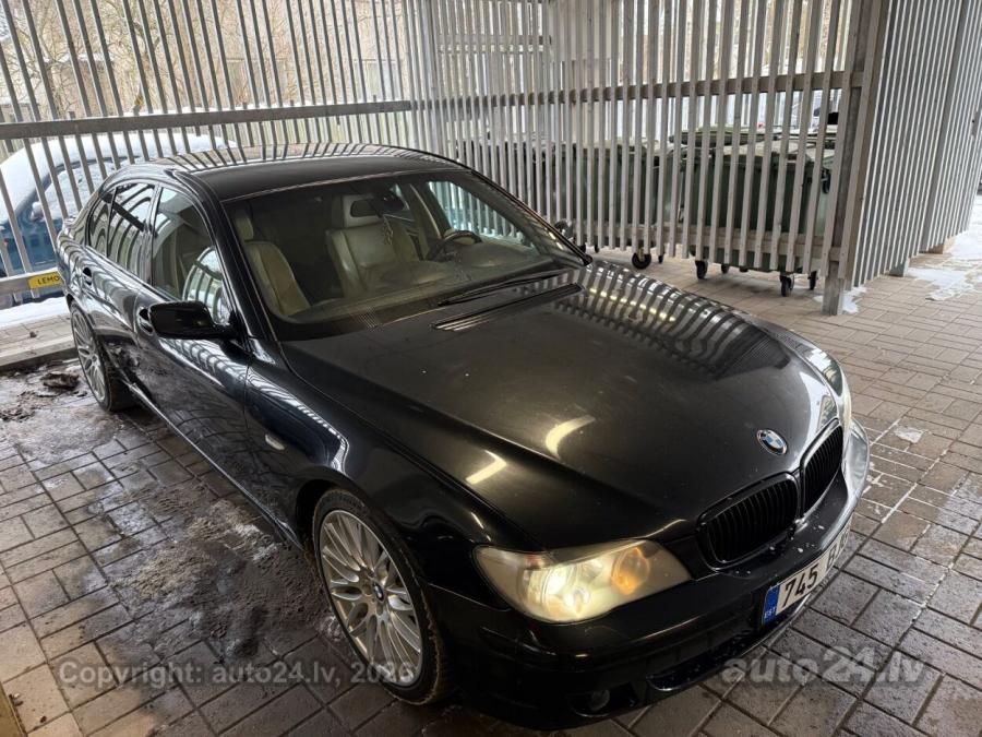 Black BMW 7 Series 2006 in Tallinn, with an engine capacity of 4.40 L and mileage of 0 thousand km for 3500 €, photo 3 on AUTOMOTO.COM.LV