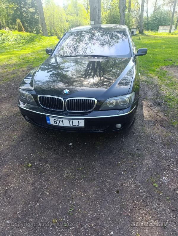 Black BMW 7 Series 2006 in Tallinn, with an engine capacity of 3.00 L and mileage of 0 thousand km for 3333 €, photo 9 on AUTOMOTO.COM.LV
