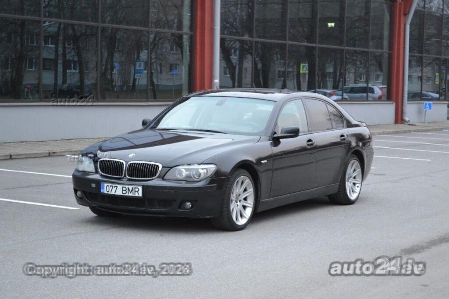 Melns BMW 7 Series 2007 Tallina, ar dzinēja tilpumu 3.00 L un nobraukumu 472 tūkst. km par 3500 €, foto 3 vietnē AUTOMOTO.COM.LV