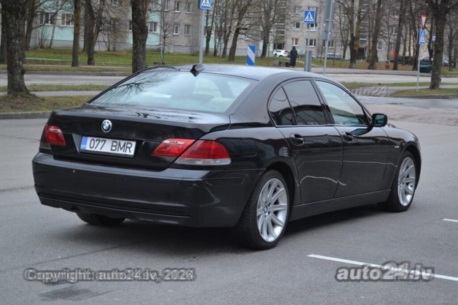 Melns BMW 7 Series 2007 Tallina, ar dzinēja tilpumu 3.00 L un nobraukumu 472 tūkst. km par 3500 €, foto 4 vietnē AUTOMOTO.COM.LV