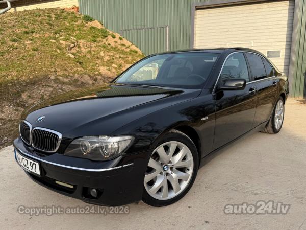 Black BMW 7 Series 2008 in Viljandi, with an engine capacity of 3.00 L and mileage of 275 thousand km for 7490 €, photo 1 on AUTOMOTO.COM.LV
