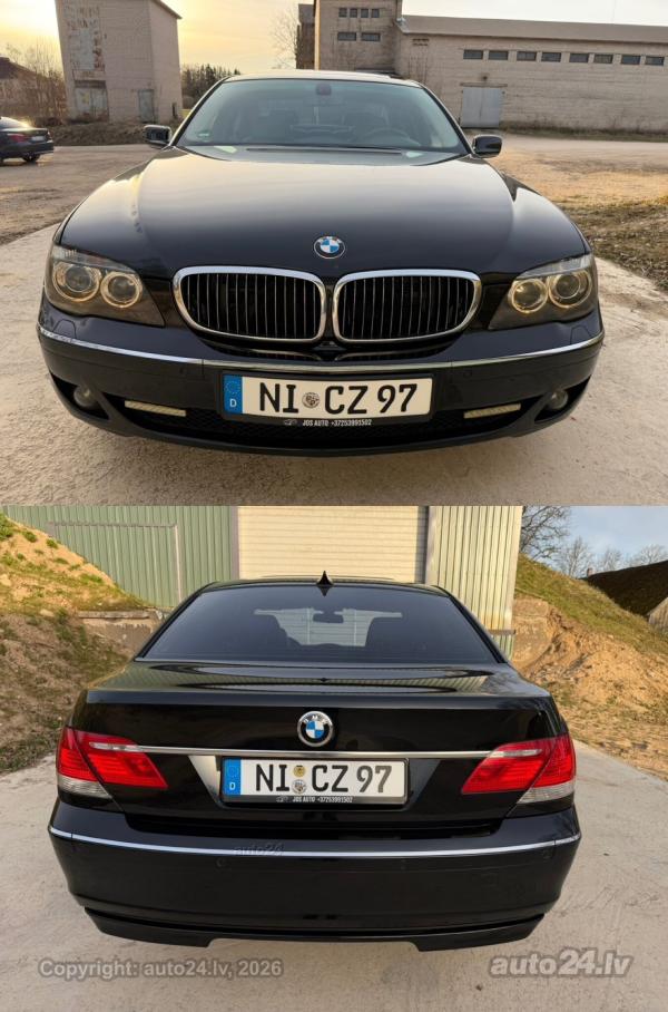 Melns BMW 7 Series 2008 Viljandi, ar dzinēja tilpumu 3.00 L un nobraukumu 275 tūkst. km par 7490 €, foto 6 vietnē AUTOMOTO.COM.LV