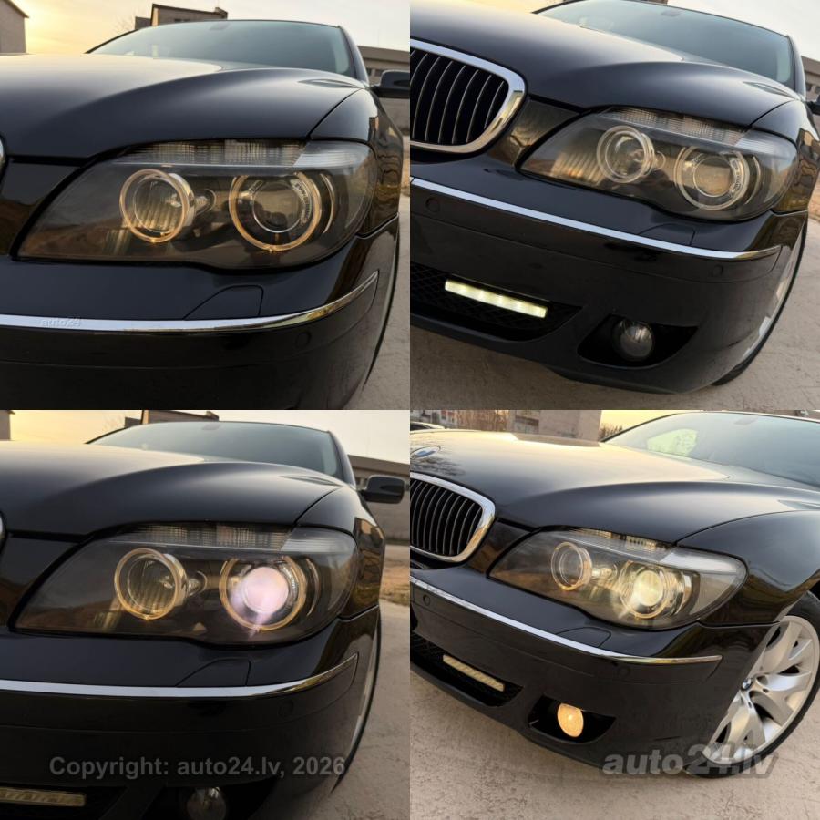 Melns BMW 7 Series 2008 Viljandi, ar dzinēja tilpumu 3.00 L un nobraukumu 275 tūkst. km par 7490 €, foto 24 vietnē AUTOMOTO.COM.LV