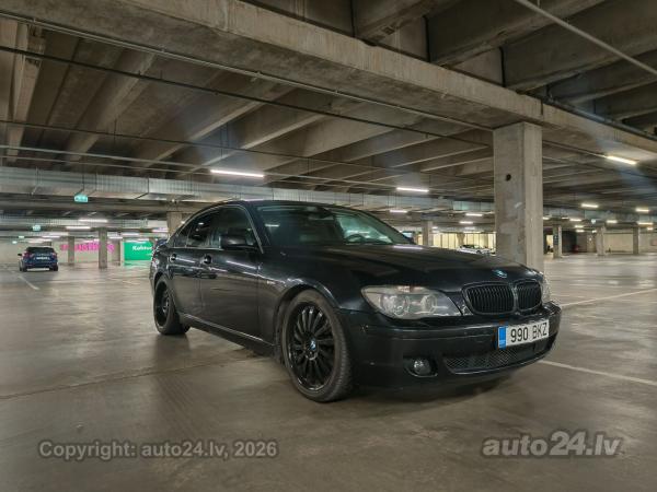 Melns BMW 7 Series 2008 Tallina, ar dzinēja tilpumu 3.00 L un nobraukumu 347 tūkst. km par 6900 €, foto 1 vietnē AUTOMOTO.COM.LV