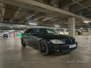 Melns BMW 7 Series 2008 Tallina, ar dzinēja tilpumu 3.00 L un nobraukumu 347 tūkst. km par 6900 €, foto  vietnē AUTOMOTO.COM.LV