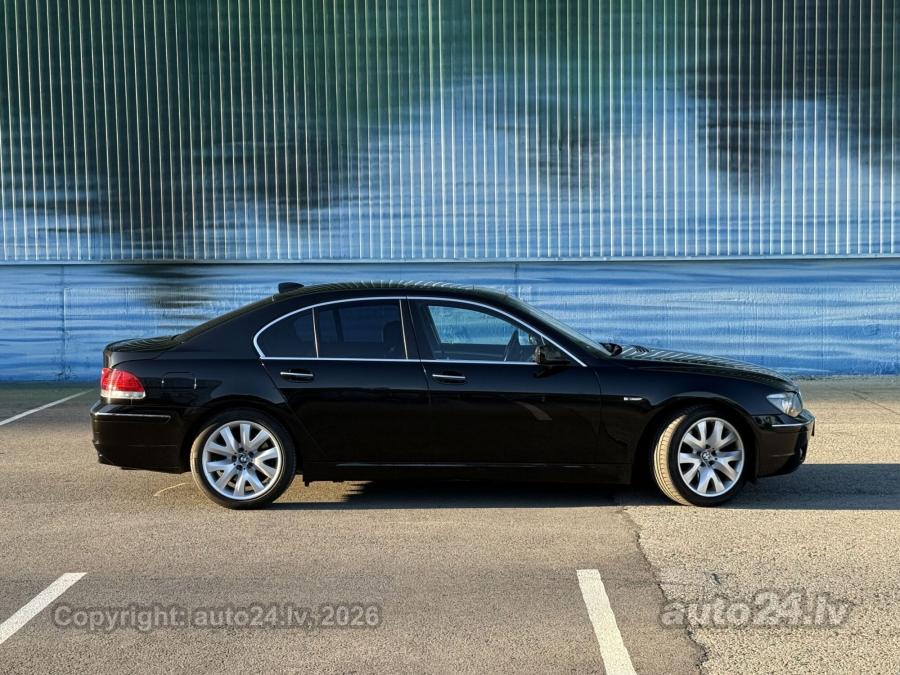 Black BMW 7 Series 2008 in Tallinn, with an engine capacity of 3.00 L and mileage of 279 thousand km for 7500 €, photo 4 on AUTOMOTO.COM.LV