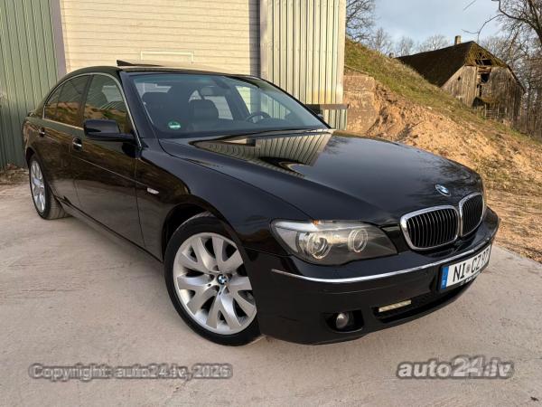 Black BMW 7 Series 2008 in Johvi, with an engine capacity of 3.00 L and mileage of 280 thousand km for 7500 €, photo 5 on AUTOMOTO.COM.LV
