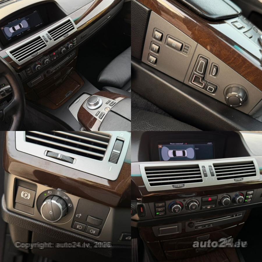 Melns BMW 7 Series 2008 Jehvi, ar dzinēja tilpumu 3.00 L un nobraukumu 280 tūkst. km par 7500 €, foto 17 vietnē AUTOMOTO.COM.LV