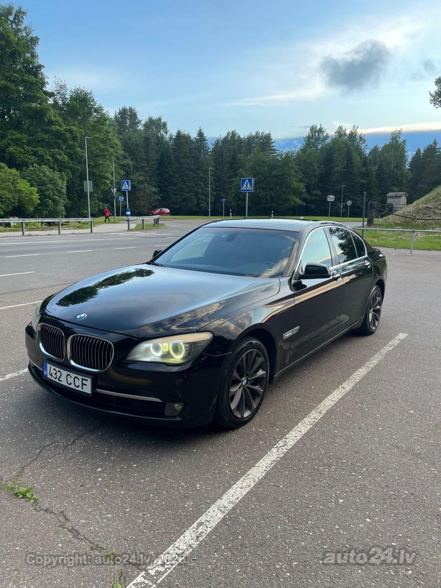 Black BMW 7 Series 2009 in Tallinn, with an engine capacity of 3.00 L and mileage of 416 thousand km for 7800 €, photo 1 on AUTOMOTO.COM.LV