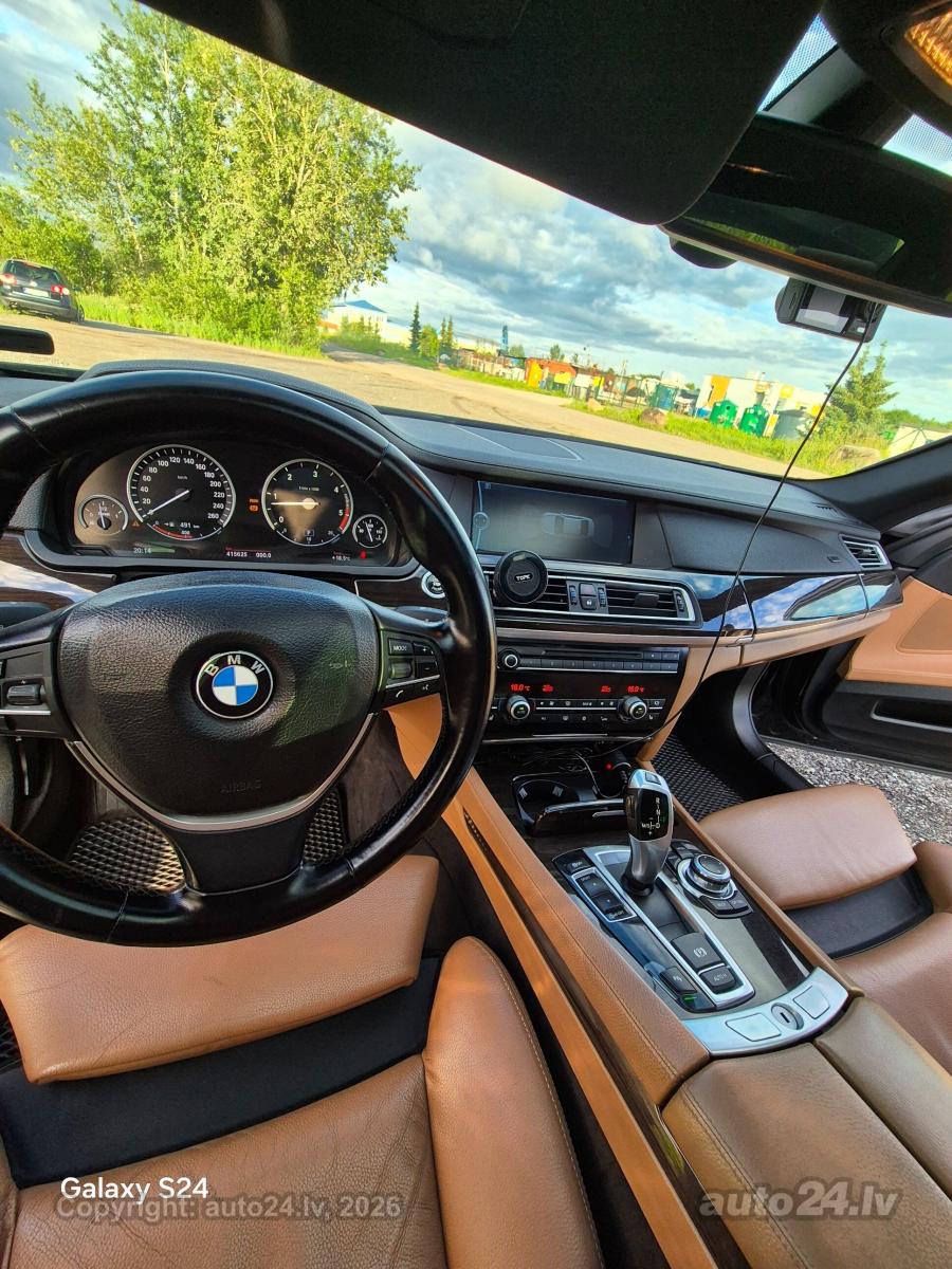 Black BMW 7 Series 2009 in Tallinn, with an engine capacity of 3.00 L and mileage of 416 thousand km for 7800 €, photo 3 on AUTOMOTO.COM.LV
