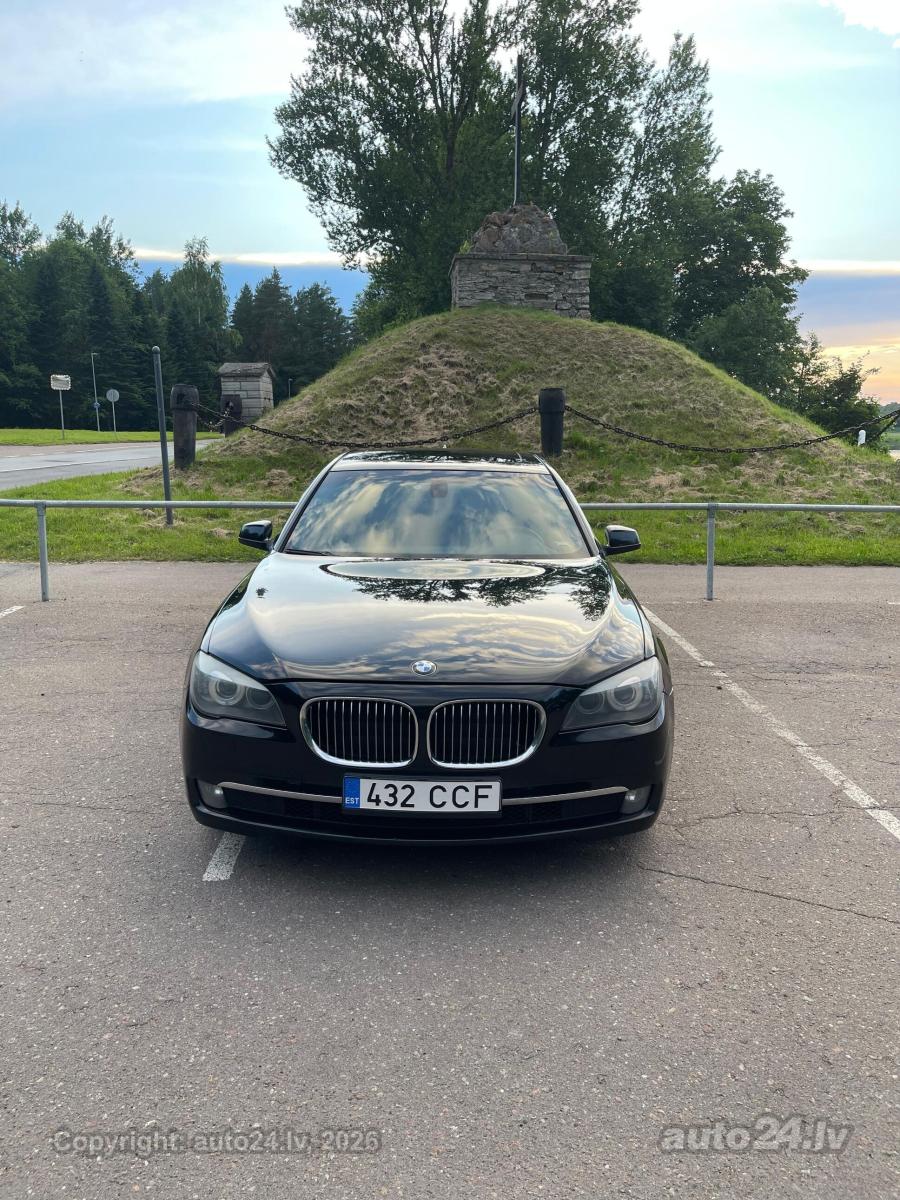 Black BMW 7 Series 2009 in Tallinn, with an engine capacity of 3.00 L and mileage of 416 thousand km for 7800 €, photo 8 on AUTOMOTO.COM.LV