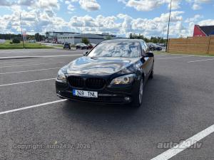 Black BMW 7 Series 2010 in Tallinn, with an engine capacity of 3.00 L and mileage of 351 thousand km for 10900 €, photo 1 on AUTOMOTO.COM.LV