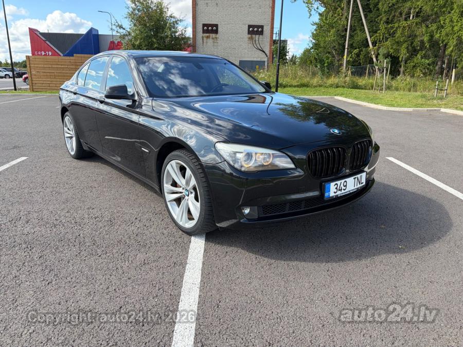 Black BMW 7 Series 2010 in Tallinn, with an engine capacity of 3.00 L and mileage of 351 thousand km for 10900 €, photo 3 on AUTOMOTO.COM.LV