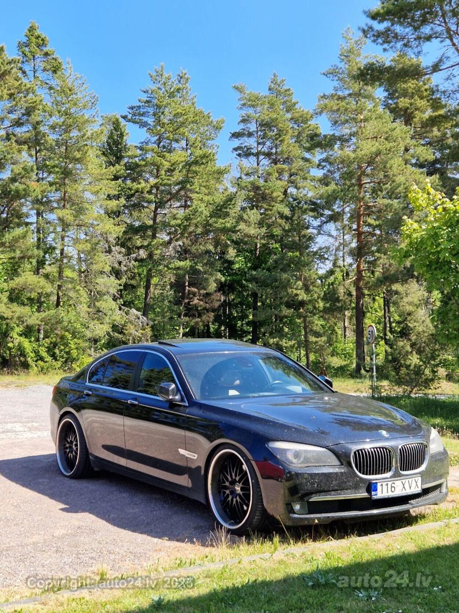 Black BMW 7 Series 2011 in Tallinn, with an engine capacity of 3.00 L and mileage of 305 thousand km for 14000 €, photo 3 on AUTOMOTO.COM.LV