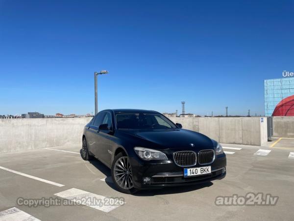 Black BMW 7 Series 2011 in Tallinn, with an engine capacity of 4.40 L and mileage of 10 thousand km for 16700 €, photo 1 on AUTOMOTO.COM.LV