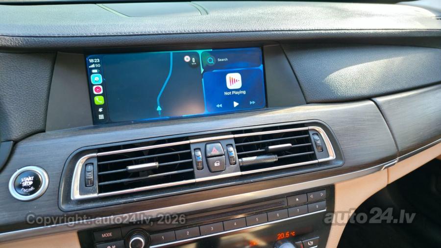 Black BMW 7 Series 2011 in Tallinn, with an engine capacity of 3.00 L and mileage of 240 thousand km for 9000 €, photo 16 on AUTOMOTO.COM.LV