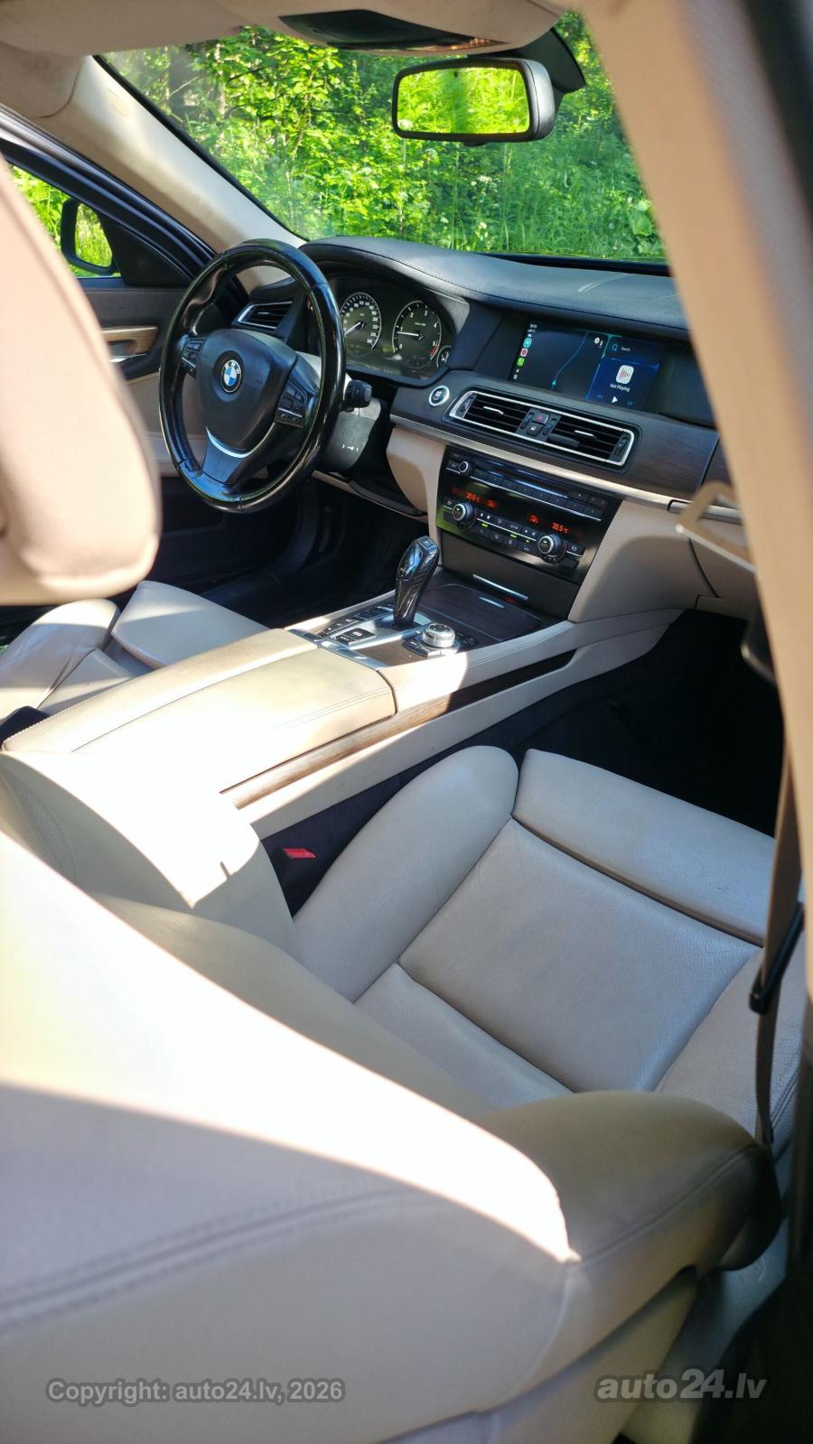 Black BMW 7 Series 2011 in Tallinn, with an engine capacity of 3.00 L and mileage of 240 thousand km for 9000 €, photo 22 on AUTOMOTO.COM.LV