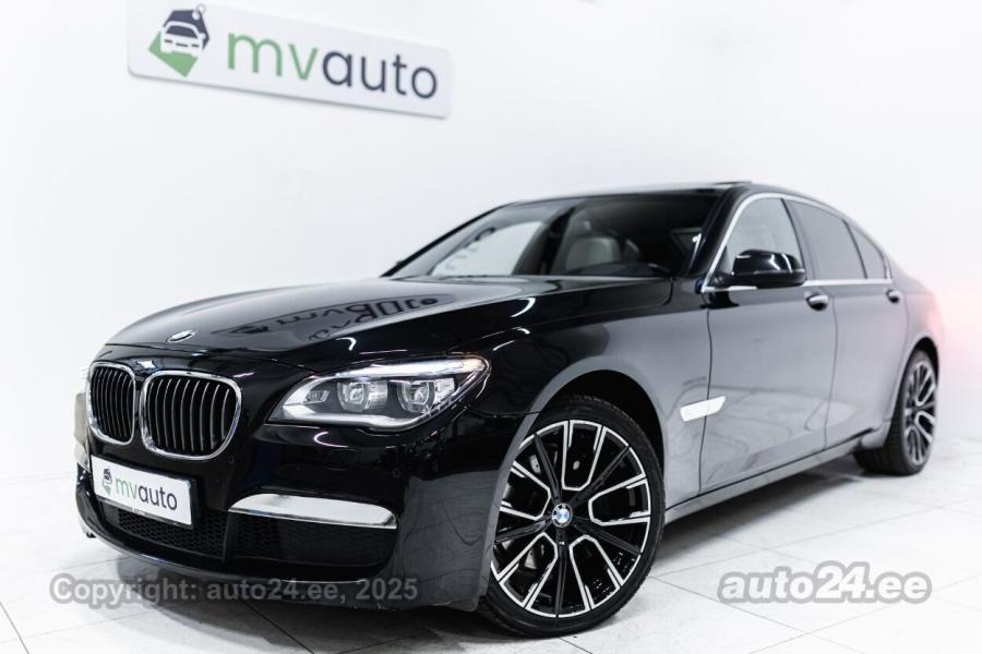 Black BMW 7 Series 2012 in Tallinn, with an engine capacity of 3.00 L and mileage of 217 thousand km for 15990 €, photo 3 on AUTOMOTO.COM.LV