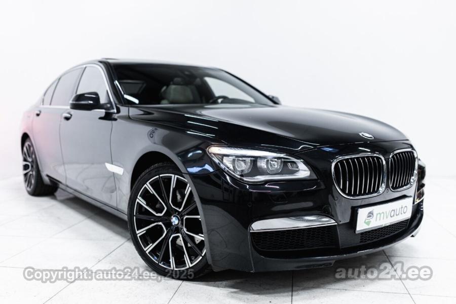Black BMW 7 Series 2012 in Tallinn, with an engine capacity of 3.00 L and mileage of 217 thousand km for 15990 €, photo 5 on AUTOMOTO.COM.LV