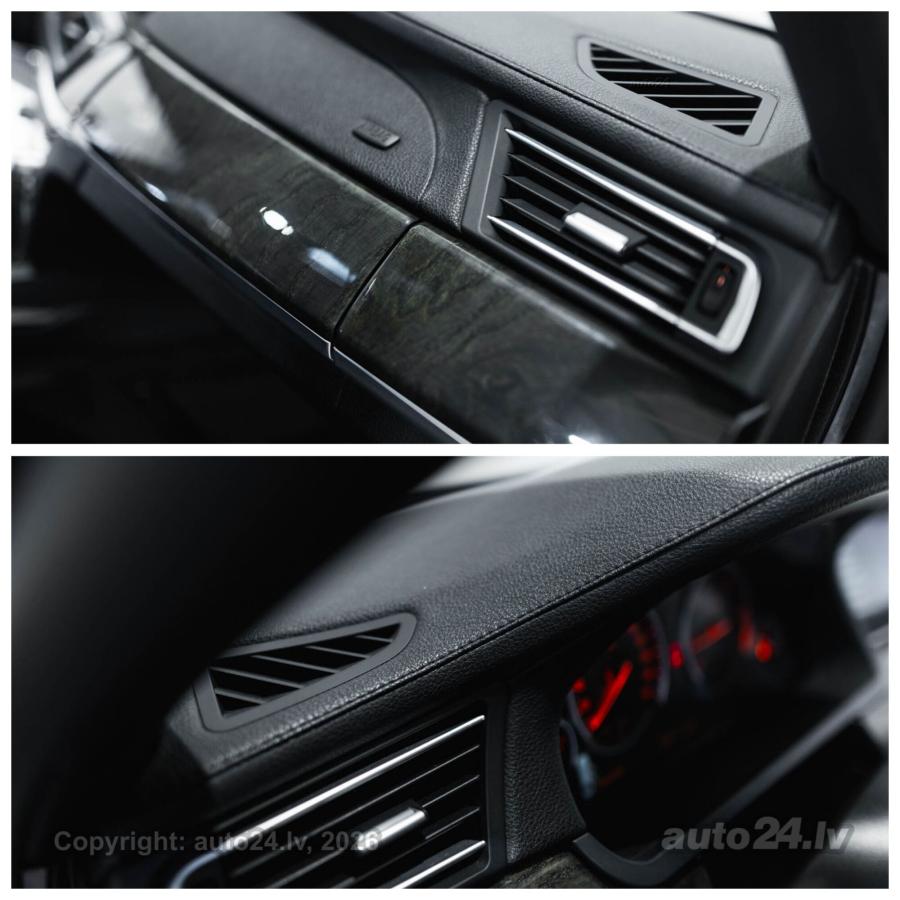 Black BMW 7 Series 2012 in Tallinn, with an engine capacity of 3.00 L and mileage of 239 thousand km for 11990 €, photo 23 on AUTOMOTO.COM.LV