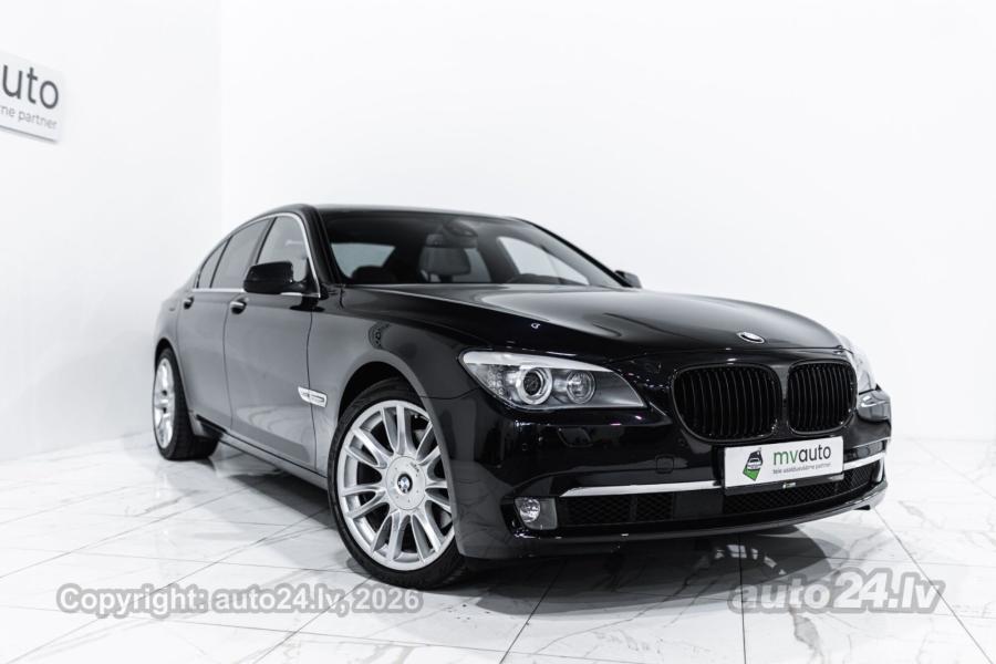 Black BMW 7 Series 2012 in Tallinn, with an engine capacity of 3.00 L and mileage of 240 thousand km for 12990 €, photo 6 on AUTOMOTO.COM.LV