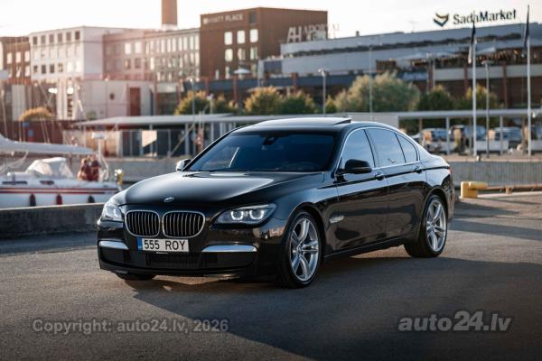 Black BMW 7 Series 2012 in Tallinn, with an engine capacity of 3.00 L and mileage of 263 thousand km for 16999 €, photo 1 on AUTOMOTO.COM.LV