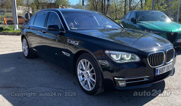 Black BMW 7 Series 2013 in Narva, with an engine capacity of 4.40 L and mileage of 185 thousand km for 16500 €, photo 1 on AUTOMOTO.COM.LV
