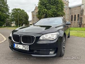 Melns BMW 7 Series 2013 Tallina, ar dzinēja tilpumu 3.00 L un nobraukumu 0 tūkst. km par 12989 €, foto  vietnē AUTOMOTO.COM.LV
