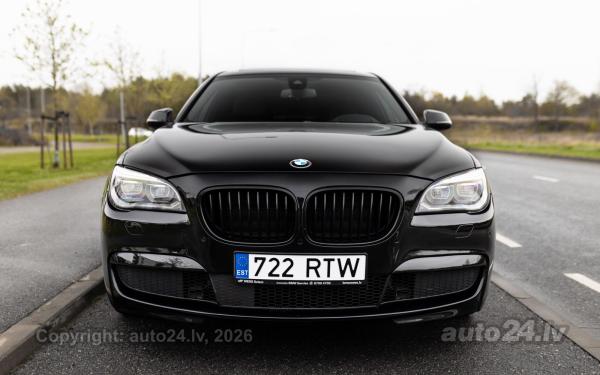 Black BMW 7 Series 2014 in Tallinn, with an engine capacity of 3.00 L and mileage of 178 thousand km for 18199 €, photo 1 on AUTOMOTO.COM.LV